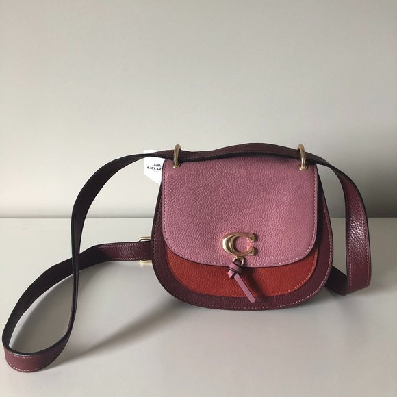 Coach | Bags | Coach 33 Remi Saddle Bag Leather Crossbody In Colorblock ...
